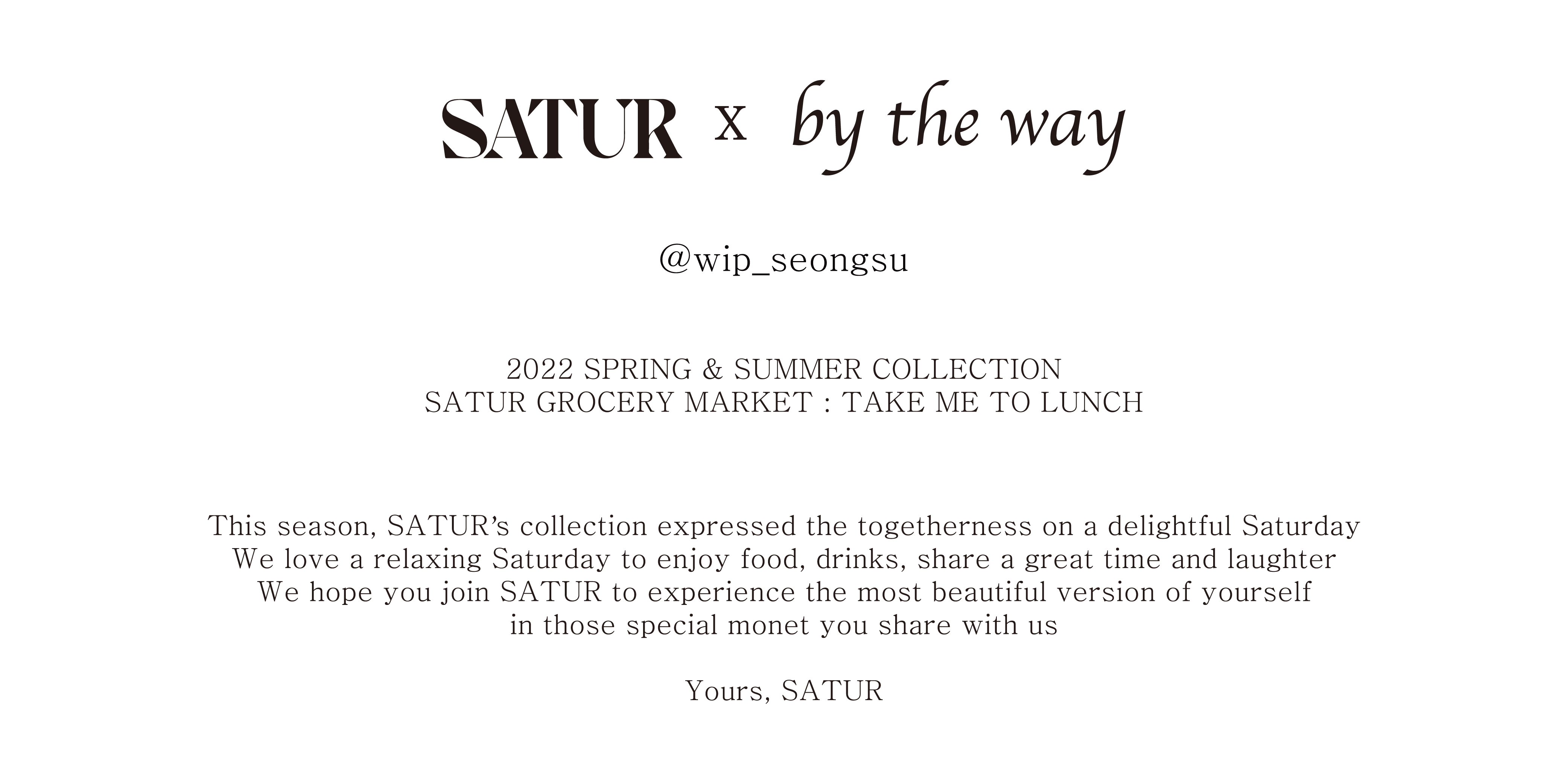 (광고)[세터업]🔆SATUR 22SS 3차 오픈!